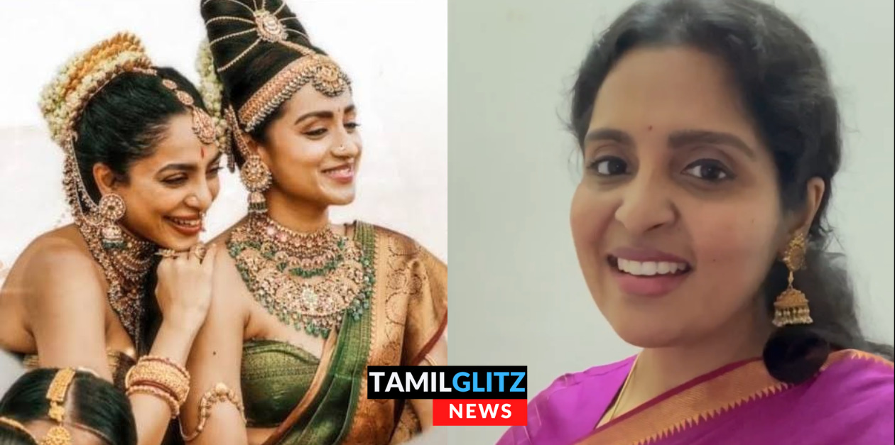 பொன்னியின் செல்வன் பாடலை அப்படியே பாடிய சூர்யாவின் தங்கை பிருந்தா ...