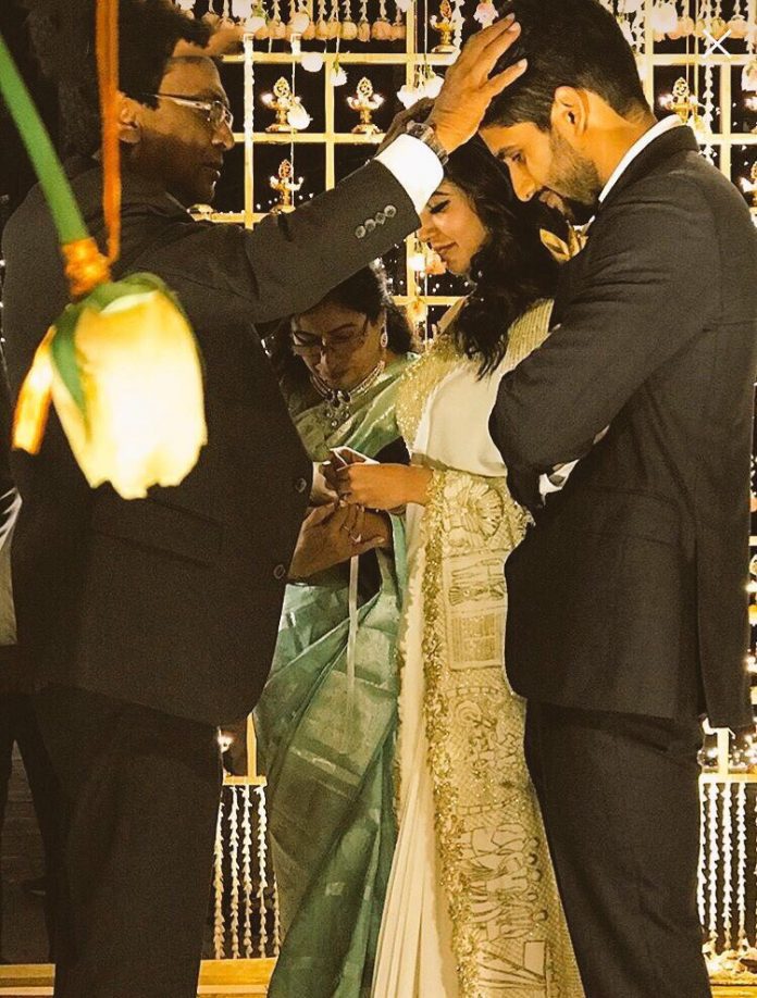 Samantha and Naga Chaitanya Engagement Stills - TamilGlitz