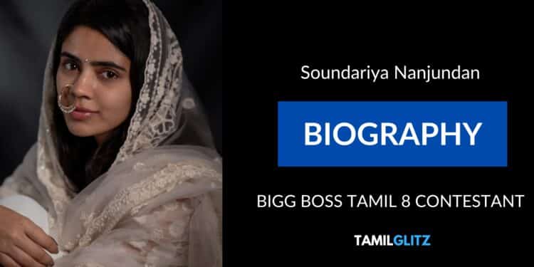 Soundariya Nanjundan (Bigg Boss Tamil 8) Wiki, Age, Family, Images ...